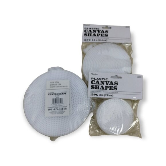 Darice | Office | Darice Plastic Canvas Shapes Variety Pack 32 Pieces ...